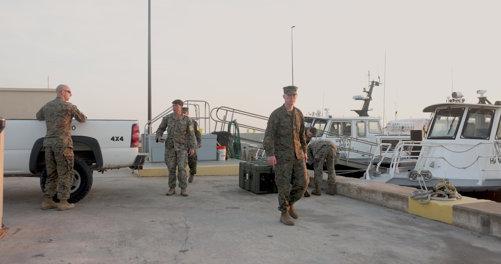 DVIDS - Video - U.S. Marines with MWSS-272 prepare to leave port in the ...