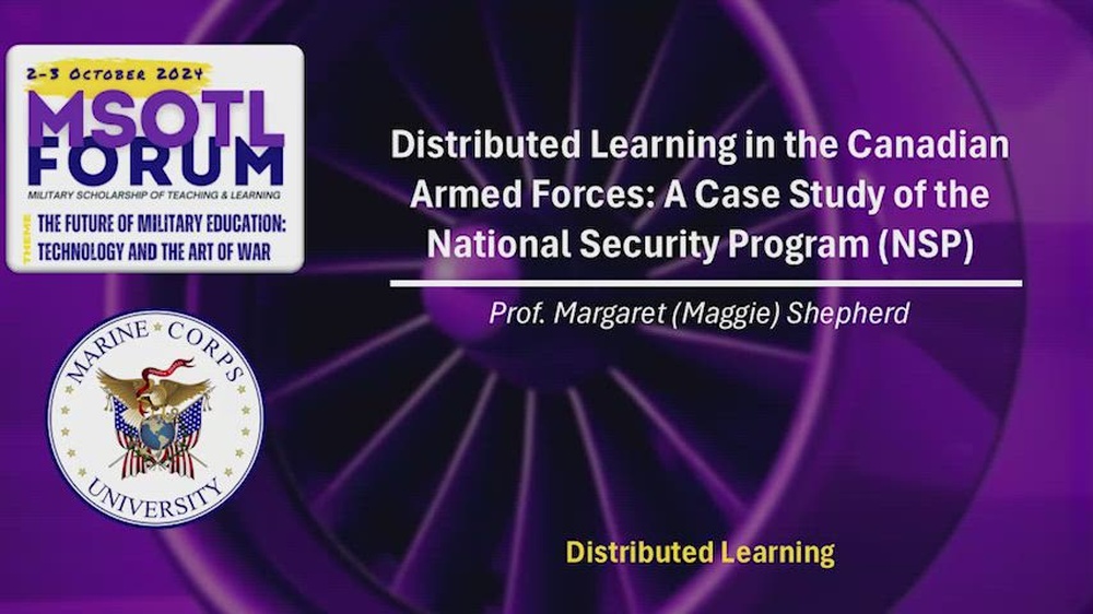 DVIDS - Video - Distributed Learning in the Canadian Armed Forces - A ...