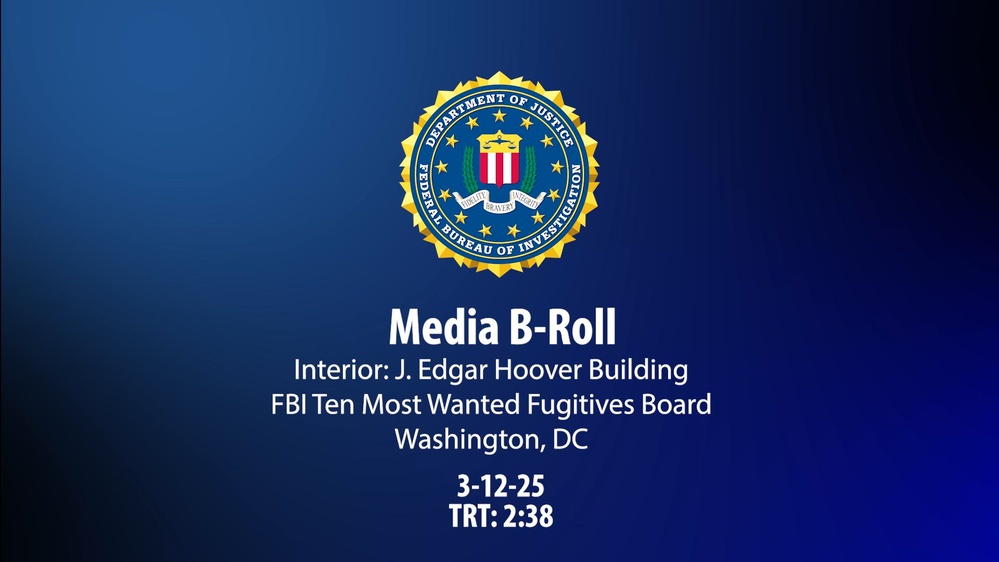 DVIDS - Video - J. Edgar Hoover Building and FBI Ten Most Wanted ...
