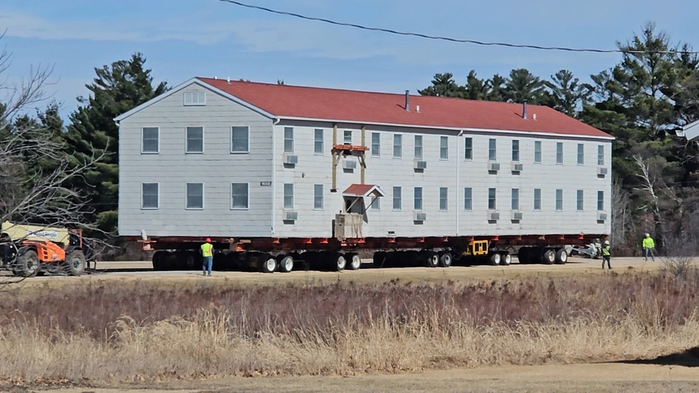 DVIDS - Video - Contractors move third of five World War II-era barracks in 2025 at Fort McCoy ...