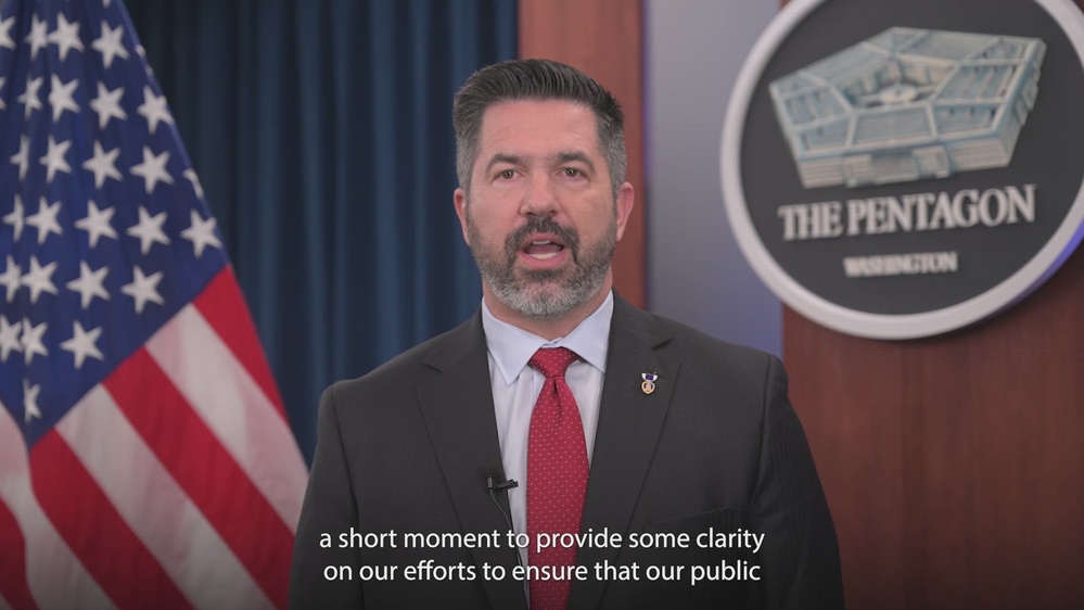 DVIDS - Video - Chief Pentagon Spokesman Sean Parnell DEI Clarification ...