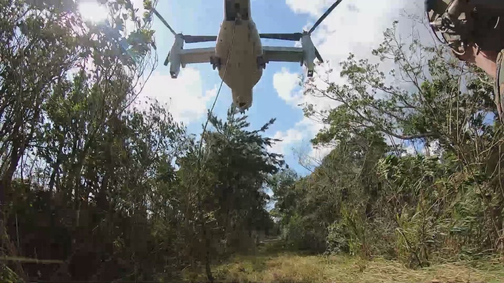 DVIDS - Video - III MEF EOTG fast-rope into forest