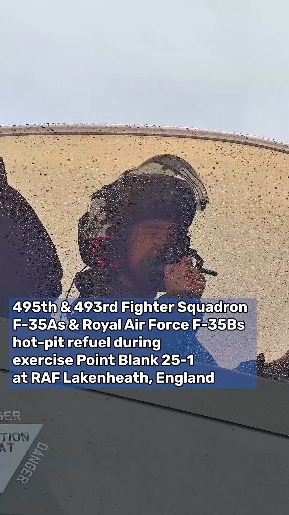 DVIDS - Video - 495th and 493rd Fighter Squadrons' F-35As and the Royal Air Force's F-35Bs ...