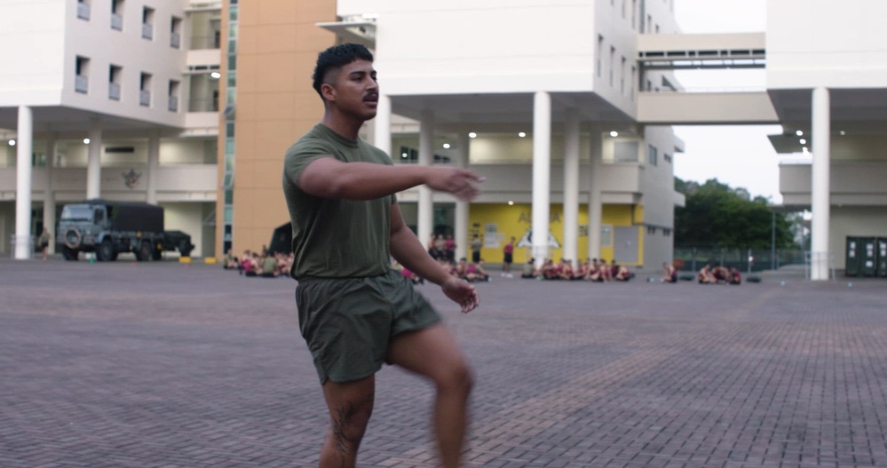 DVIDS - Video - Valiant Mark 25: MRF-SEA, SAF conduct physical training