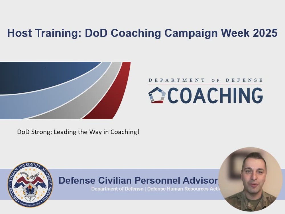 DVIDS - Video - DoD Coaching Campaign Week_ Coffee with a DoD ...