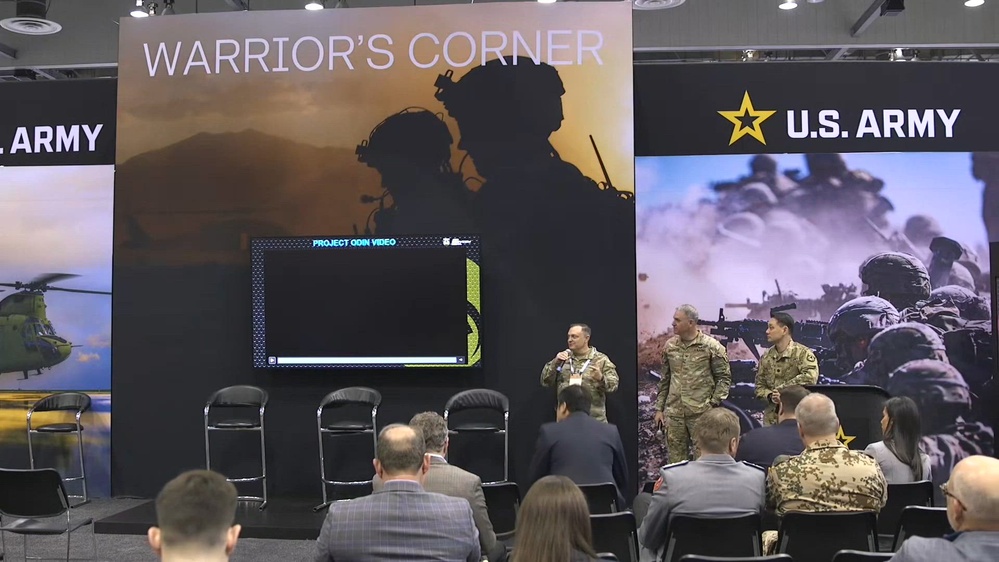 DVIDS - Video - 2025 AUSA Global Force Symposium Warriors Corner: ODIN- Real Time Commanders ...