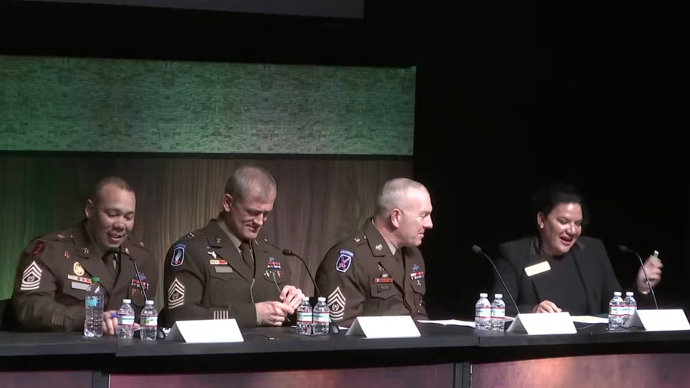 DVIDS - Video - 2025 AUSA Global Force Symposium Day 2: Panel 5 - The Role of the NCO in Driving ...