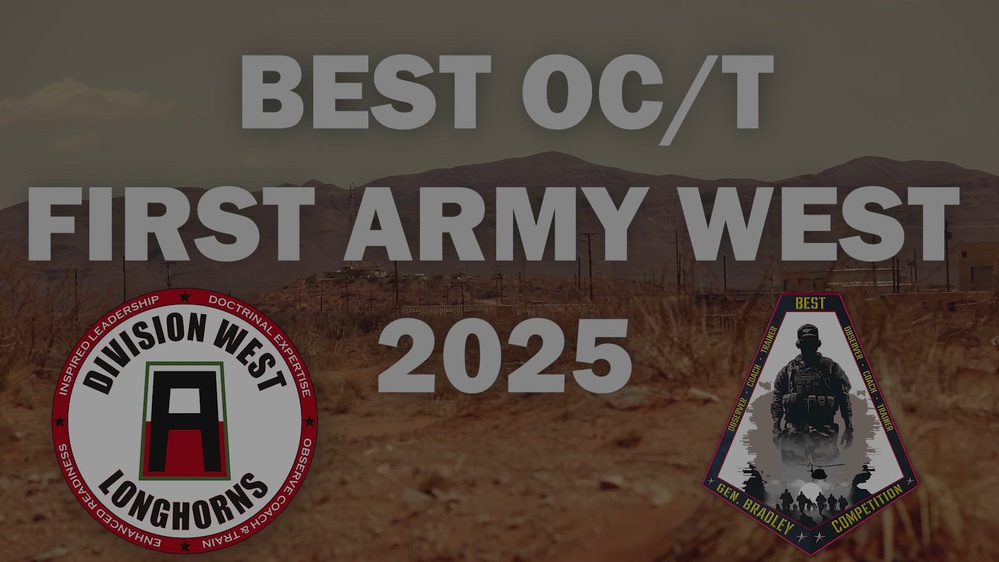 DVIDS - Video - 2025 First Army West Best Observer Controller/Trainer ...