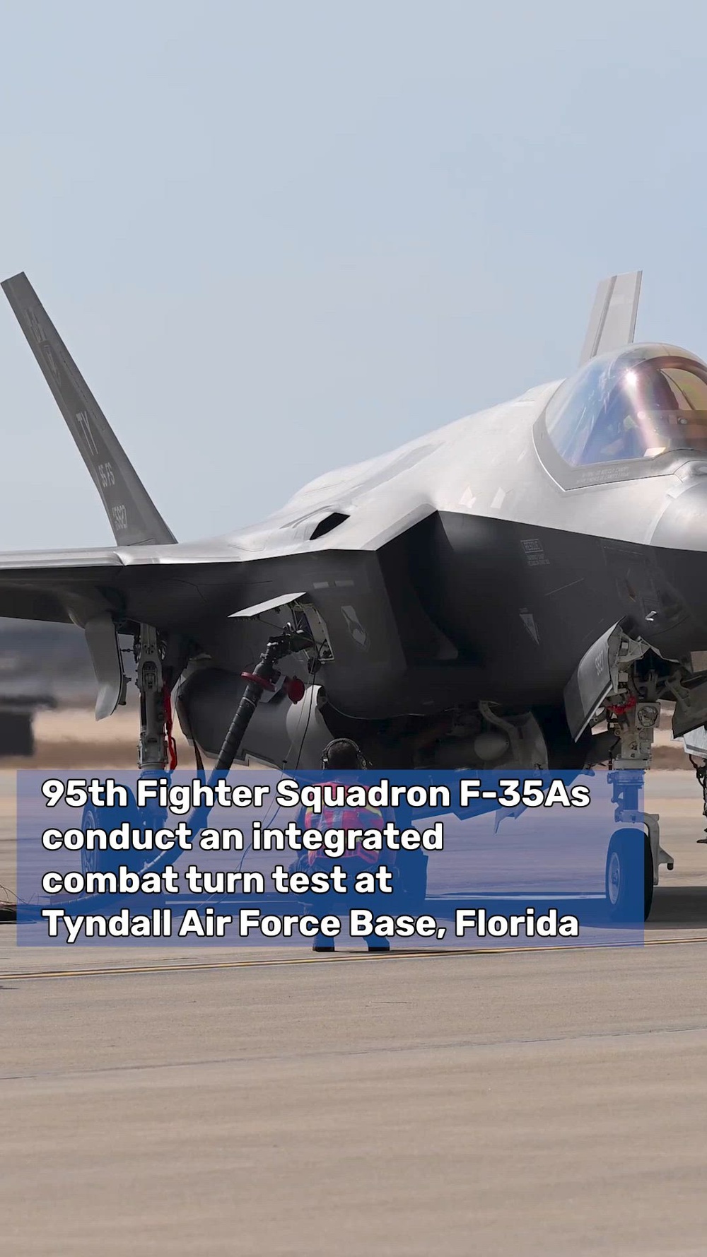 DVIDS - Video - 95th Fighter Squadron F-35As integrated combat turn ...