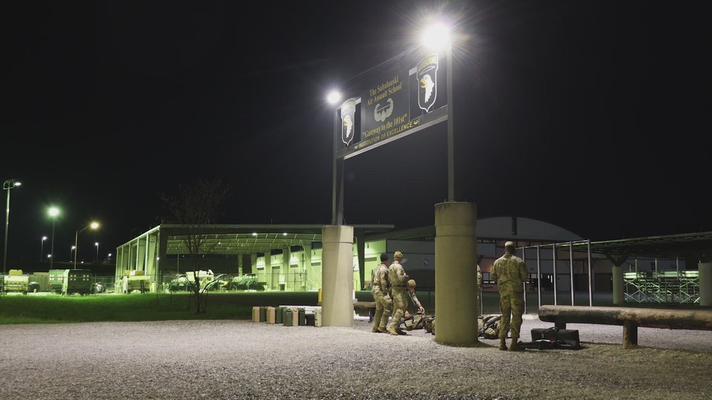 DVIDS - Video - XVIII ABC Best Squad Competition 25: 12-Mile Ruck B-Roll