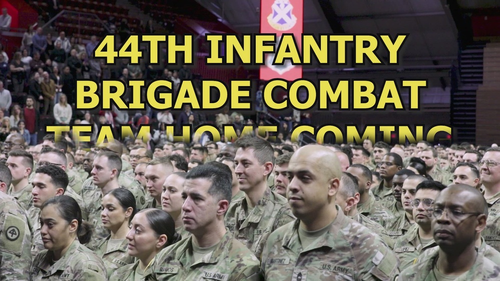 DVIDS - Video - 44th Infantry Brigade Combat Team Welcome Home Ceremony ...