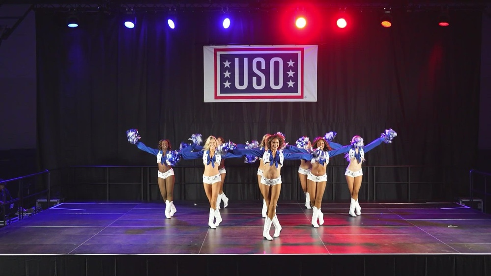 DVIDS - Video - The Dallas Cowboys Cheerleaders perform live from Tower ...