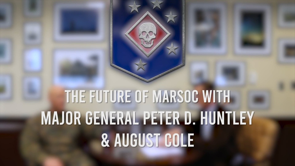 DVIDS - Video - The Future of MARSOC with Maj. Gen. Peter D. Huntley ...