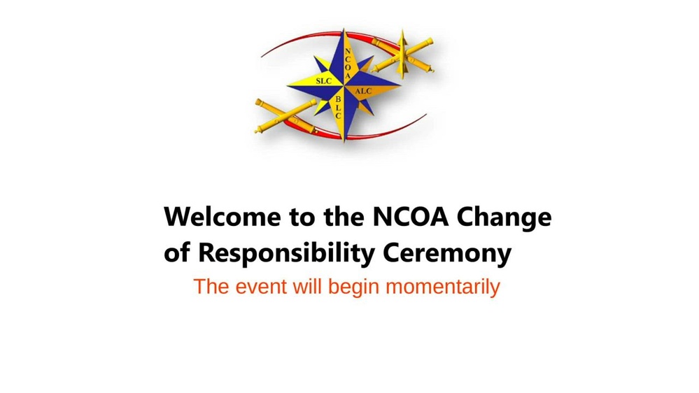 DVIDS - Video - NCOA Change of Responsibility Ceremony 14 April 2022