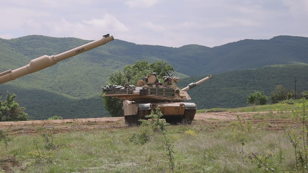 DVIDS - Video - U.S. Soldiers conduct Abrams Live Fire Training in Bulgaria