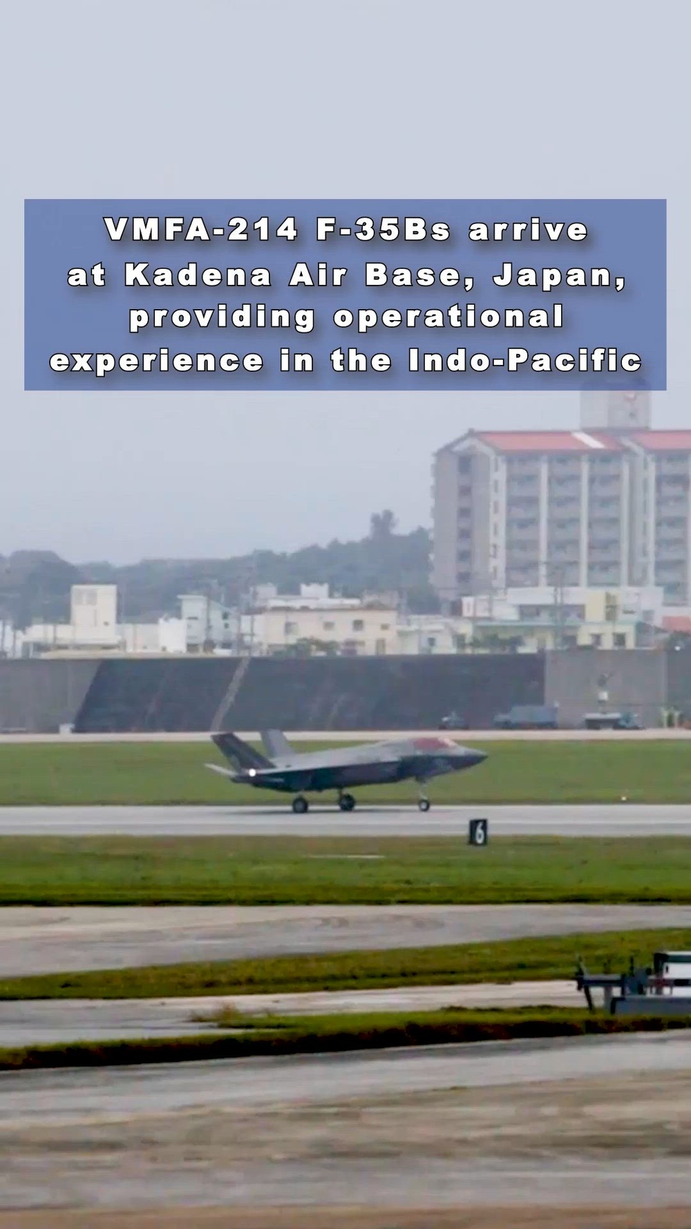 DVIDS - Video - Marine Fighter Attack Squadron (VMFA) 214 F-35Bs arrive ...