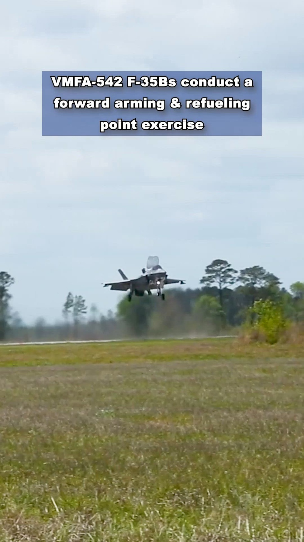 DVIDS - Video - Marine Attack Squadron (VMFA) 542 F-35Bs conduct a forward arming and refueling ...