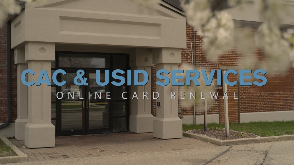 DVIDS - Video - CAC and USID Renewal Online Tutorial Video