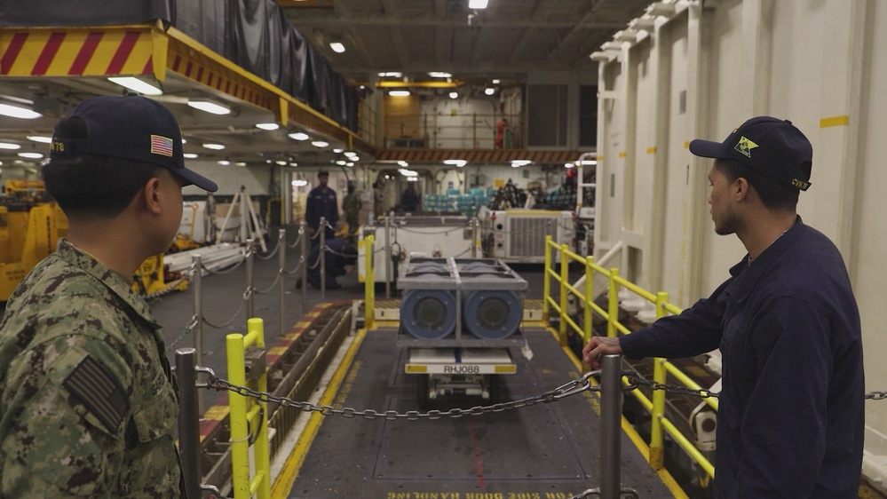 DVIDS - Video - USS Gerald R. Ford (CVN 78) Advanced Weapons Elevators