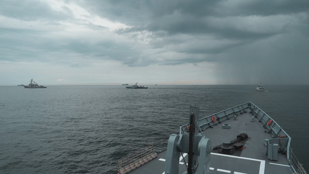 DVIDS - Video - BALTOPS 25 ships sail in formation