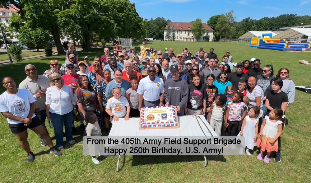DVIDS - Video - From Team 405 – the mighty 405th AFSB – Happy 250th ...