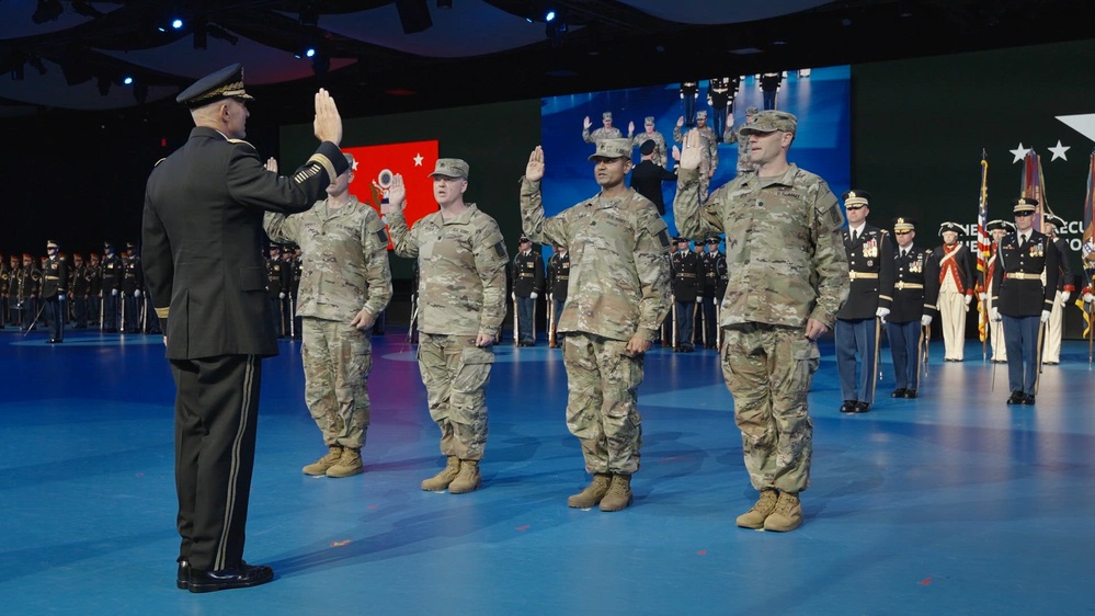 DVIDS - Video - Army Commissioning Ceremony for DET. 201