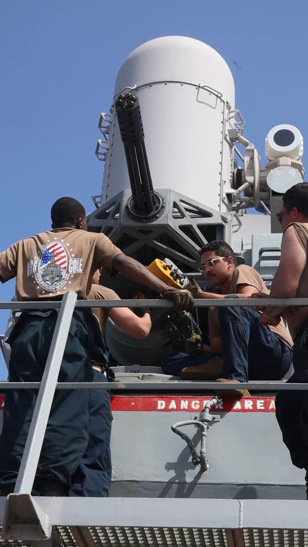 DVIDS - Video - USS Cole Sailors train Midshipmen on Phalanx