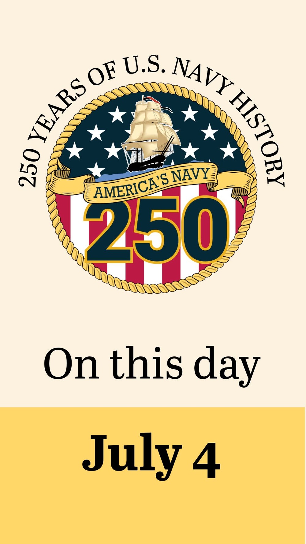 DVIDS - Video - On This Day in Naval History: July 4 (Vertical)