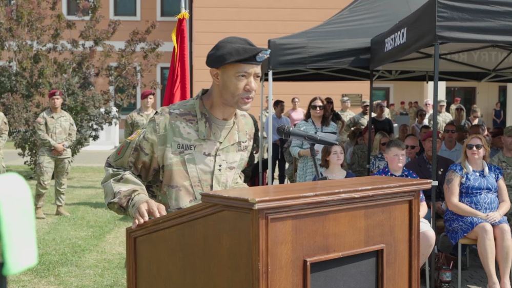 DVIDS - Video - Maj. Gen. Andrew C. Gainey Delivers Remarks as Col. Mark Bush Takes Command of ...