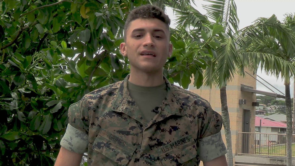 DVIDS - Video - July 4th Shout-out Lance Cpl. Daniel Grimes