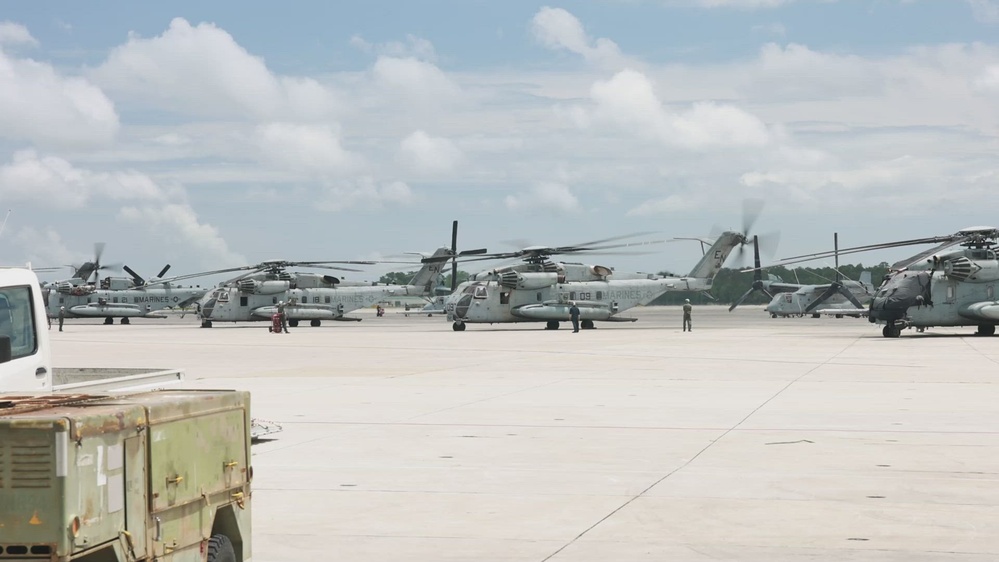 DVIDS - Video - U.S. Marines with HMH-464 travel to New Jersey in support of Atlantic Alliance 2025