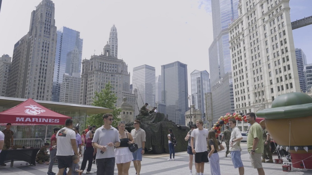 DVIDS - Video - Marine Week Chicago 2025: Magnificent Mile Static Display