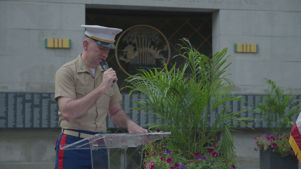 DVIDS - Video - Marine Week Chicago 2025: Cpl. Benjamin Desilets Wreath ...