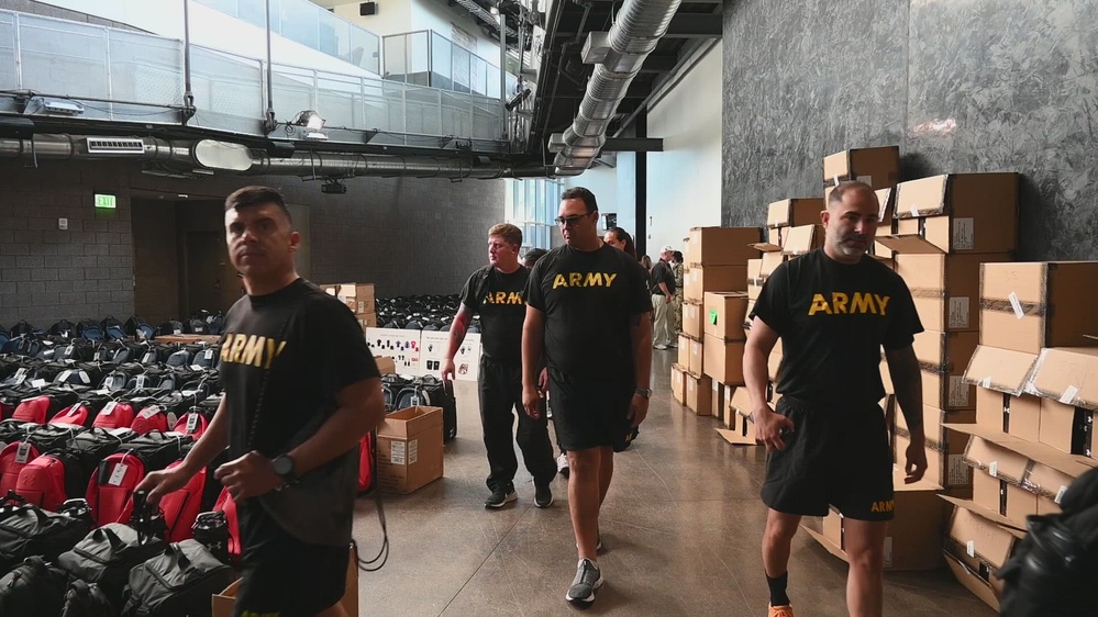 DVIDS - Video - 2025 DoD Warrior Games uniform distribution Team Army