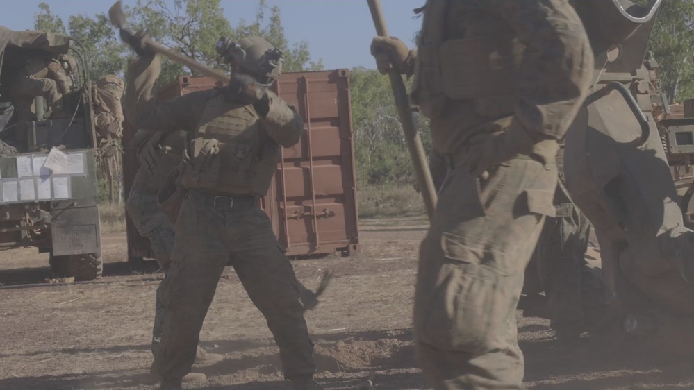 DVIDS - Video - B-ROLL: 3rd Bn., 11th Marines, MRF-D 25.3, execute ...