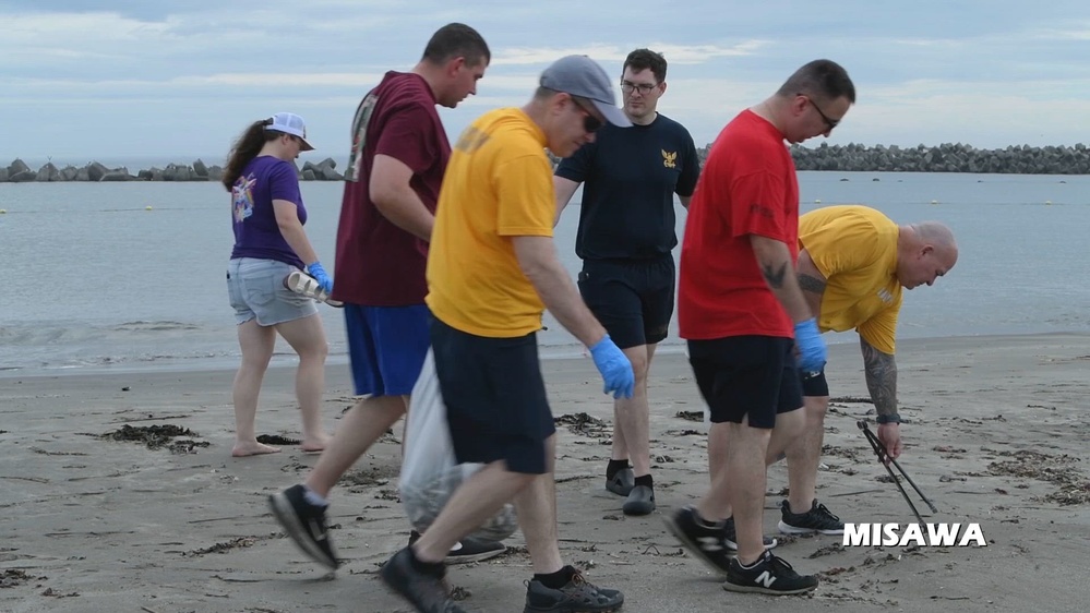 DVIDS - Video - Misawa Sailors restore beach's beauty