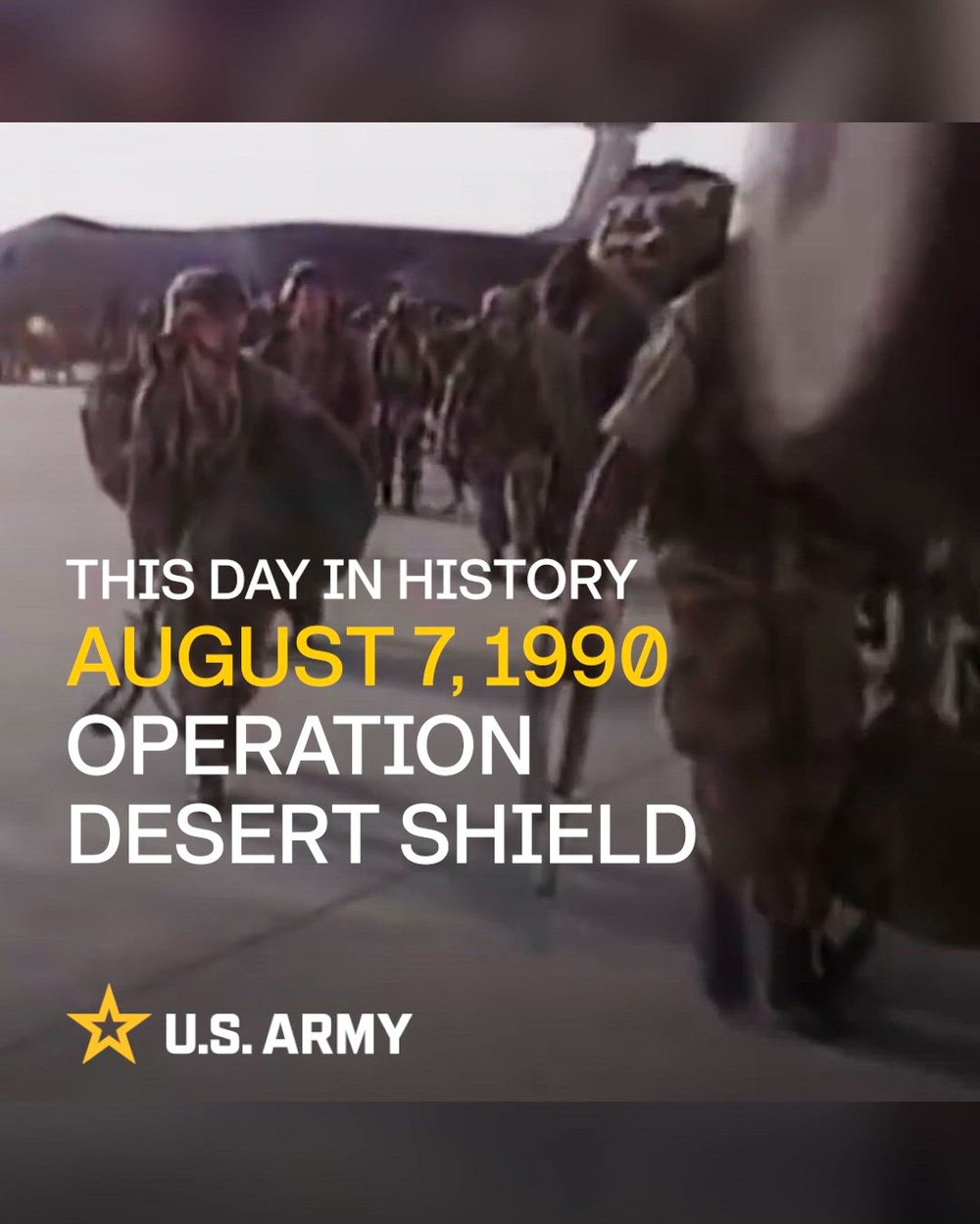 DVIDS - Video - Social 4x5: This Day in Army History: Operation Desert ...
