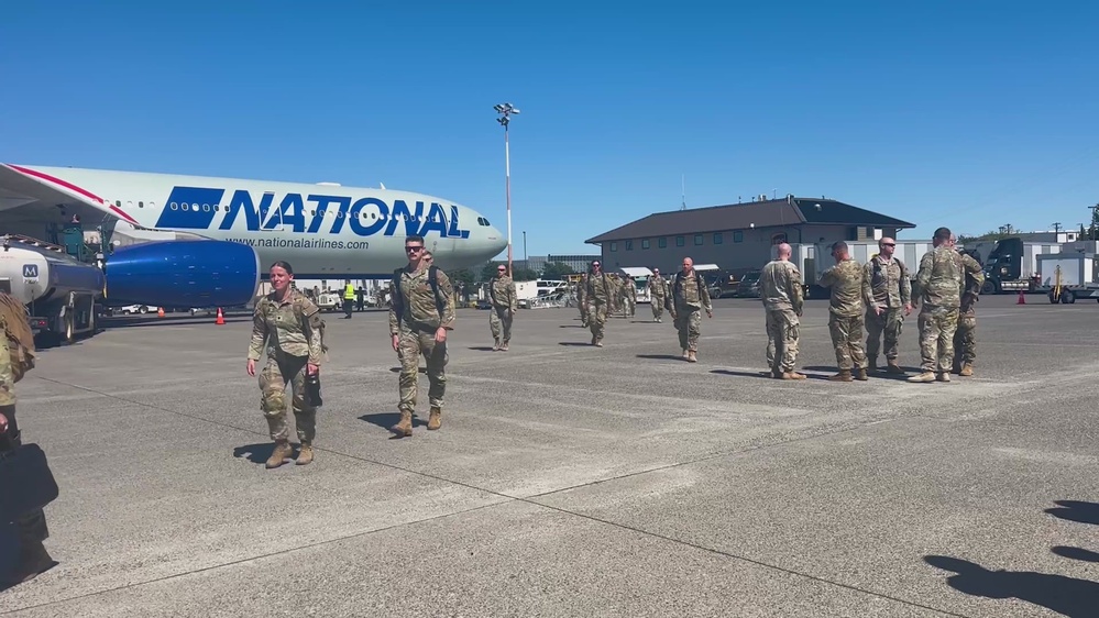 DVIDS - Video - BROLL - Oregon Guard 2-218th FA Returns from Deployment