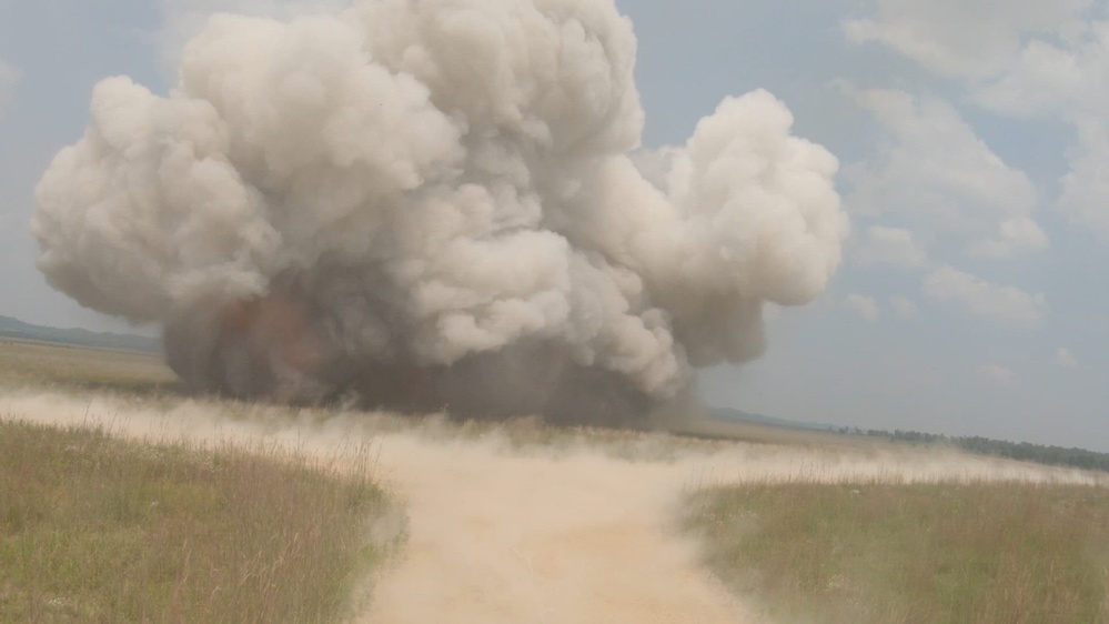 DVIDS - Video - MICLIC (Mine Clearing Line Charge) at Fort McCoy WI