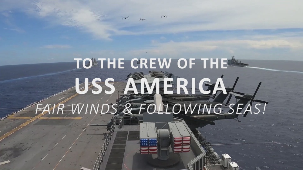 DVIDS - Video - USS America Sendoff