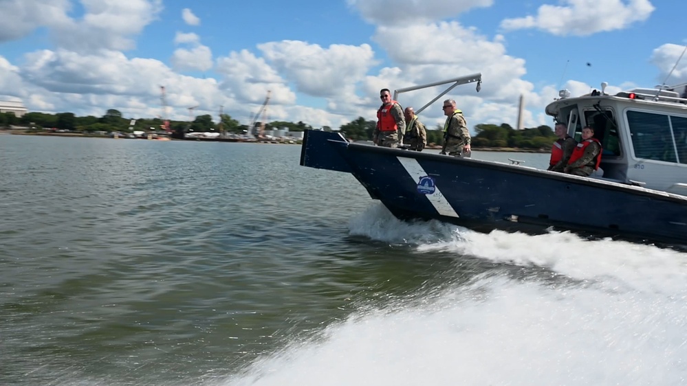 DVIDS - Video - DCNG Senior Leaders Partner with MPD Harbor Patrol Unit