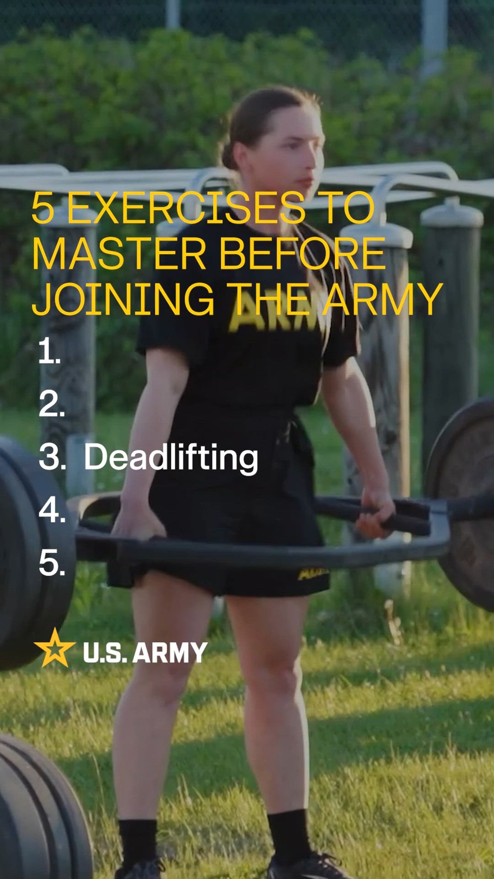 DVIDS - Video - Social 9x16: Army Lists - 5 Exercises to Know