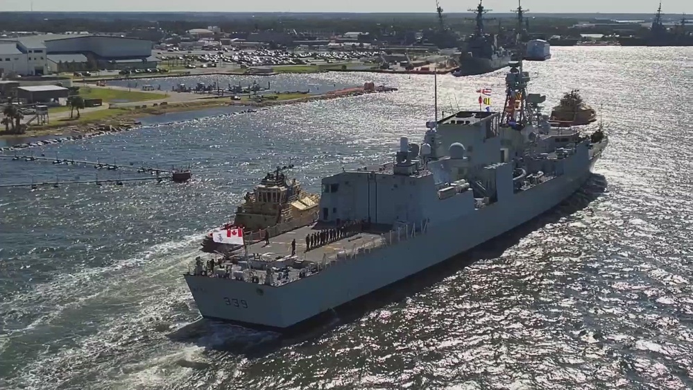 DVIDS - Video - UNITAS 2025: Royal Canadian Navy Halifax-class frigate ...