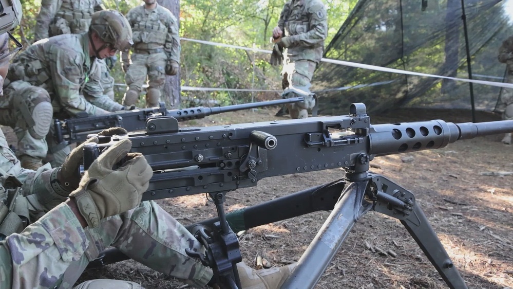 DVIDS - Video - B-Roll: Soldiers practice operating a 50.-caliber ...