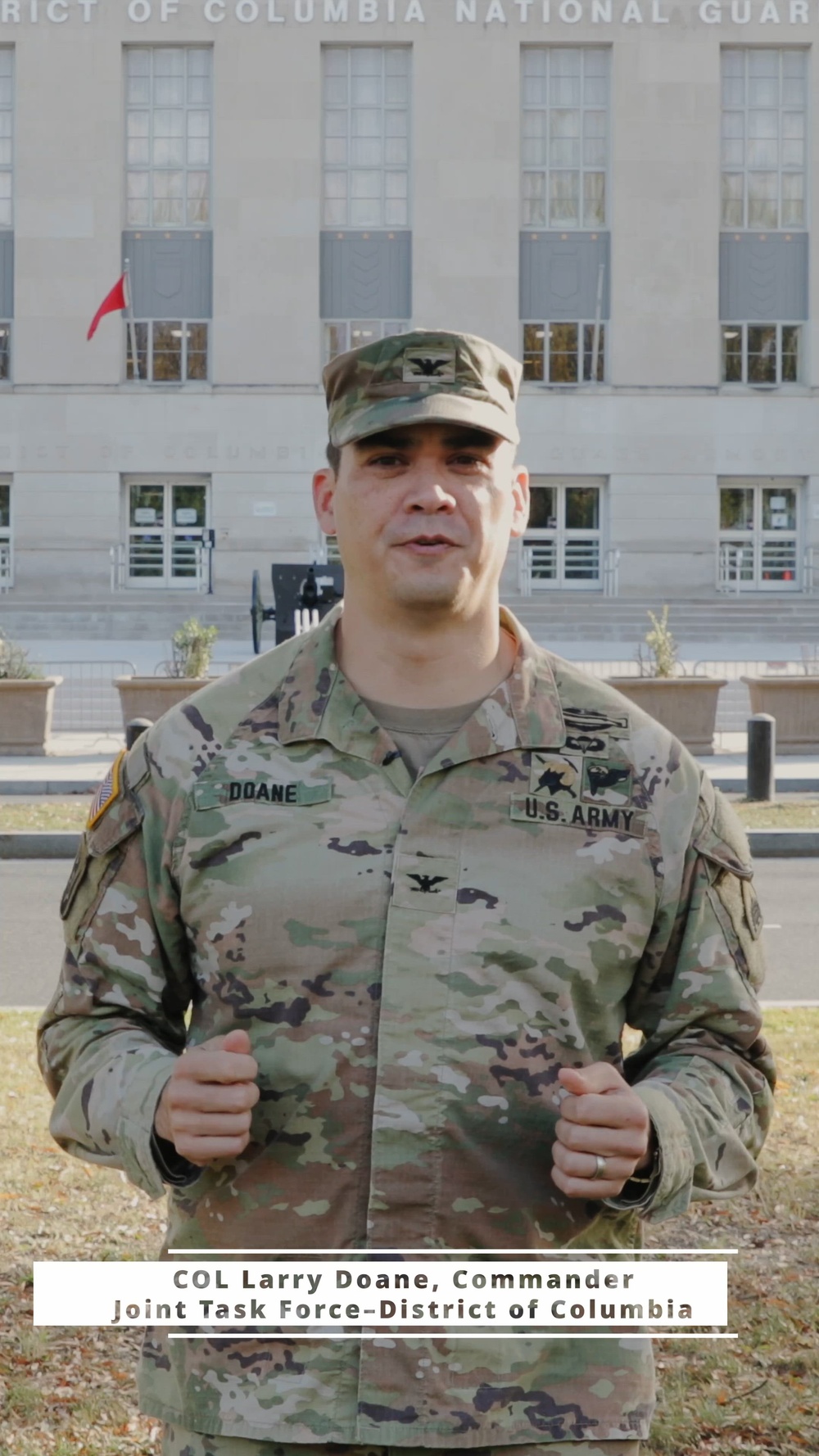 DVIDS - Video - U.S. Army Col. Larry Doane, Joint Task-Force D.C ...