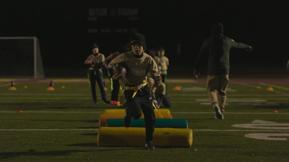 DVIDS - Video - Washington Commanders Military Youth Football Clinic B-Roll