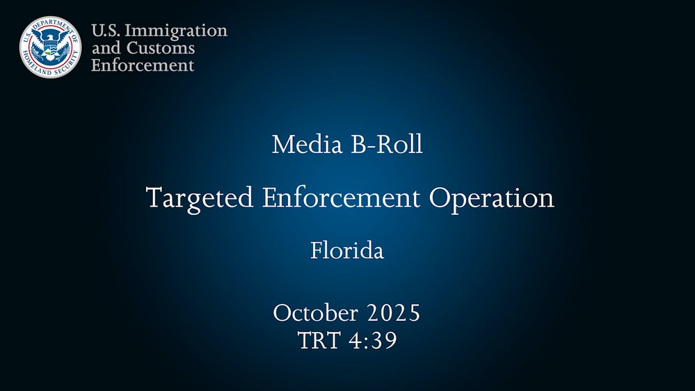 DVIDS - Video - ICE ERO Targeted Enforcement Operation