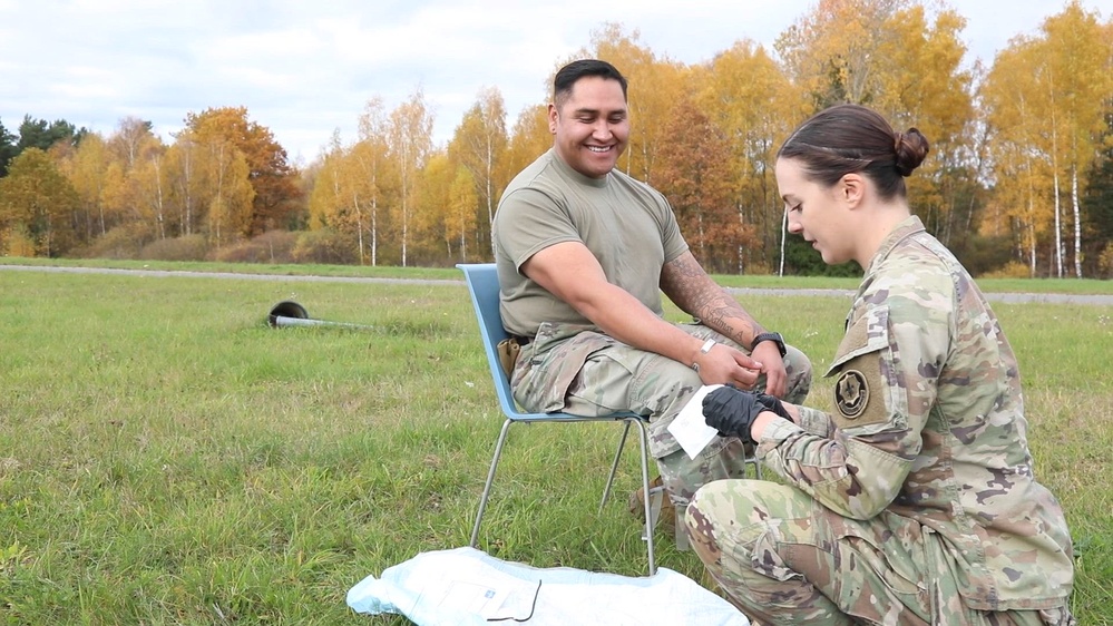 DVIDS - Video - 2nd Cavalry Regiment Drone Blood Delivery Exercise