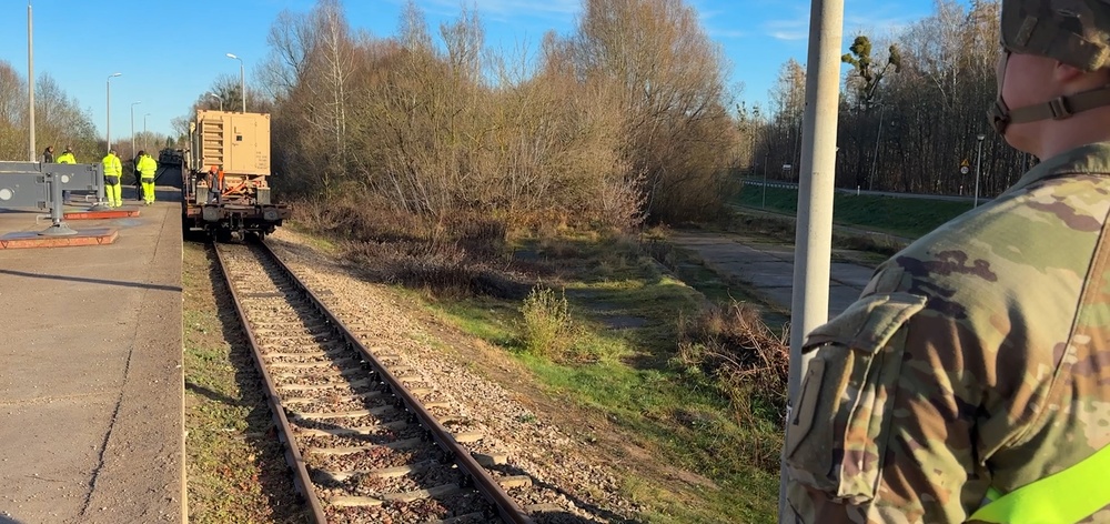 DVIDS - Video - Rail Offload Operations Support FLF Expansion in Poland