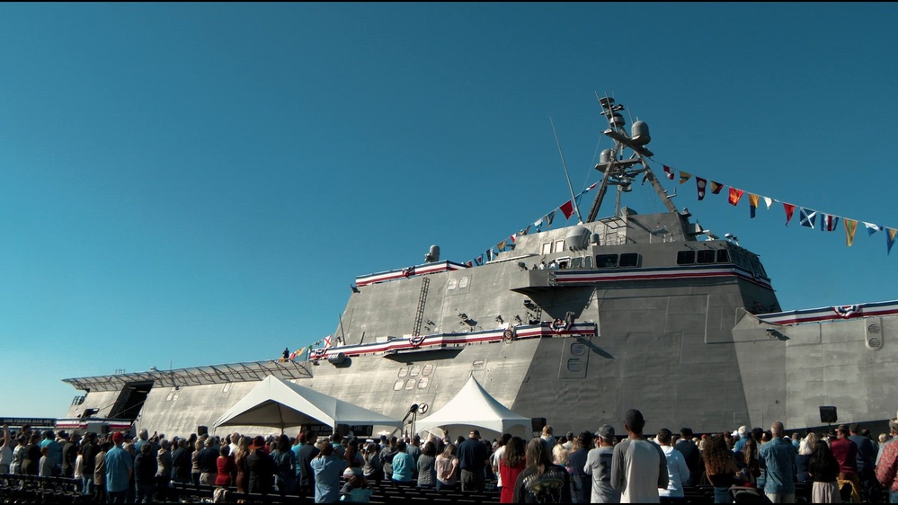DVIDS - Video - USS Pierre (LCS-38) Commissioning Ceremony